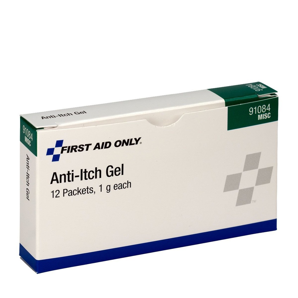 First Aid Only Anti-Itch Gel Pack - 12/Box