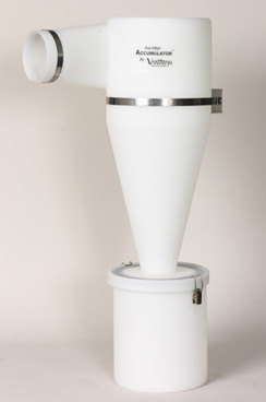 Vaniman Accumulator XL, Cyclone pre-filter for up to 4" hose