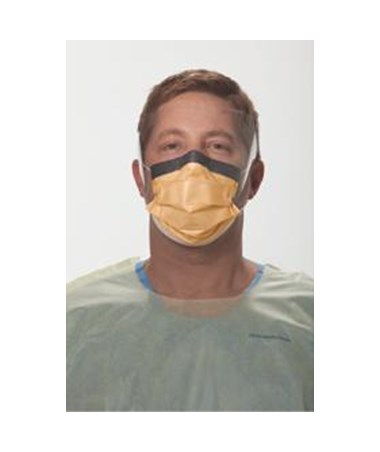 KC300 Procedure Mask, Fog-Free, Earloop, Orange by MedPlus