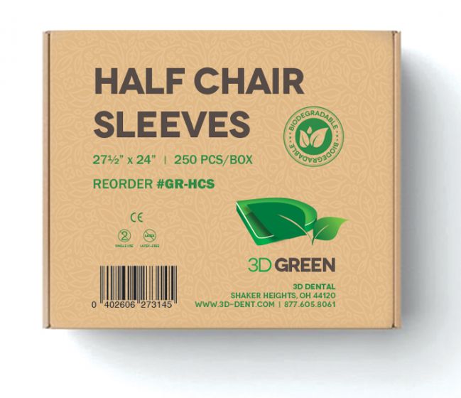 3D Green Biodegradable Half Chair Sleeve