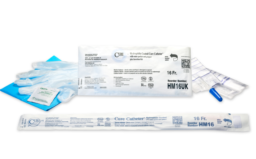 Convatec Catheter Kit, Male, Hydrophilic Coated, Single-Use, 16 ...